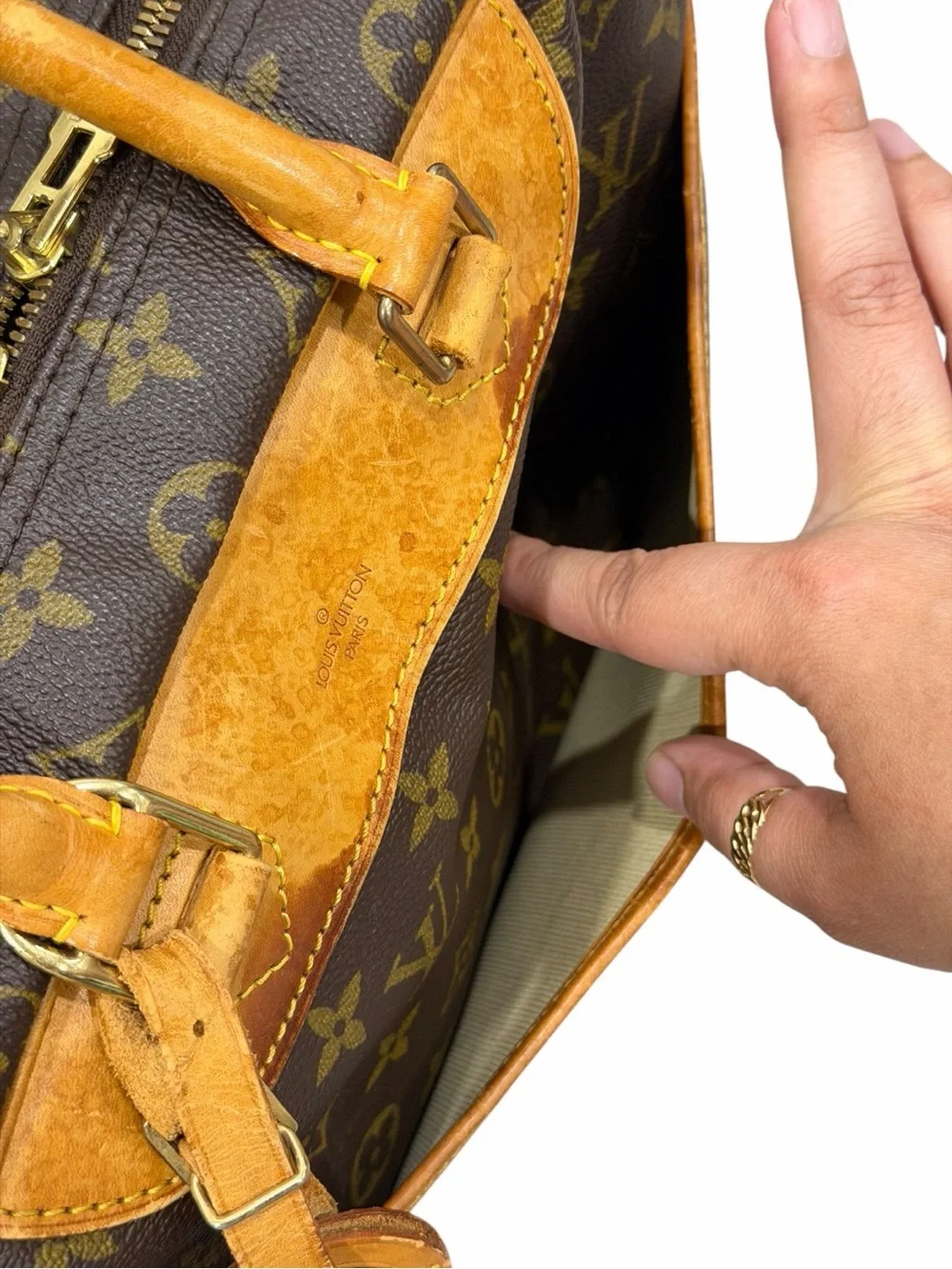 Louis Vuitton | Bags | Authentic Louis Vuitton Monogram Deauville Bag ...